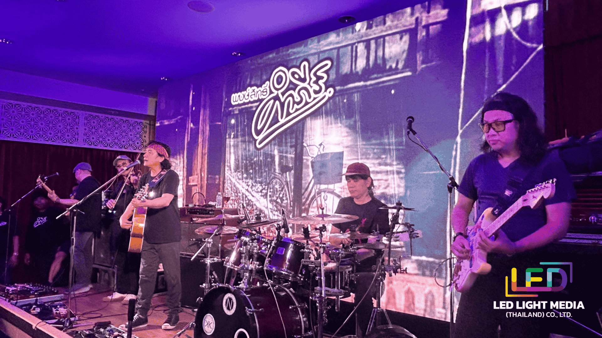 จอ LED ขนาดกว้าง 5 x สูง 2.5 m @วิทยาลัยการตำรวจ